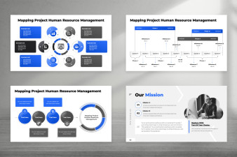 Mapping Project Human Resource Management PowerPoint Template | Nulivo ...