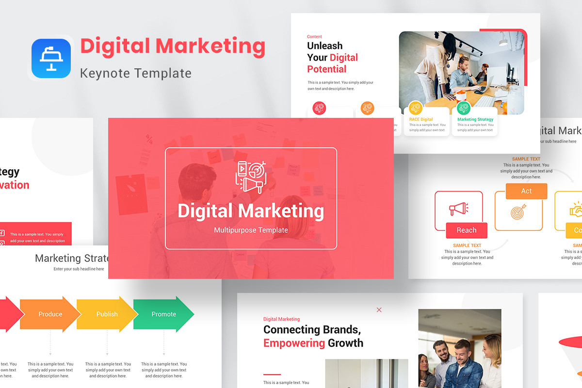 Digital Marketing Keynote Template | Nulivo Market