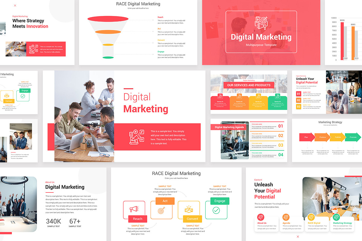 Digital Marketing Keynote Template | Nulivo Market