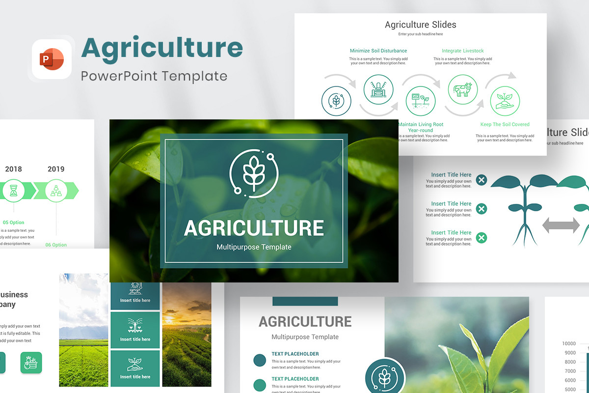 Agriculture PowerPoint Template | Nulivo Market