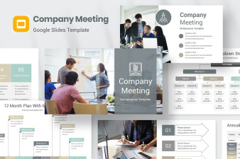 Company Meeting Free Google Slides Template | Nulivo Market