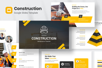 Construction Google Slides Template | Nulivo Market