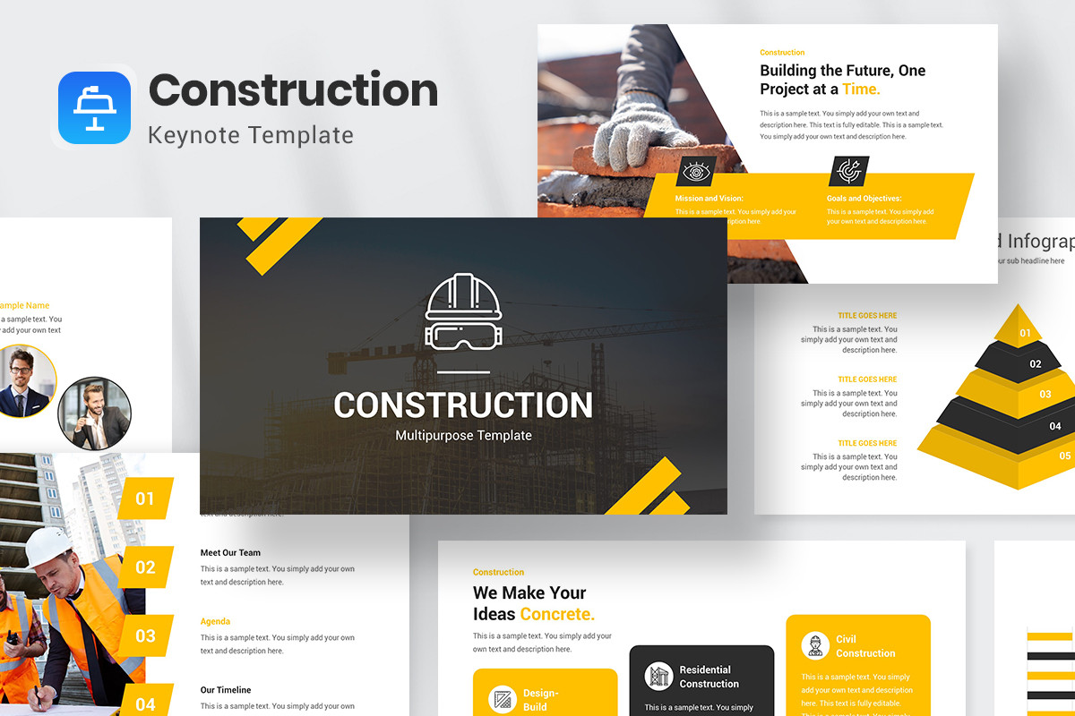 Construction Keynote Template | Nulivo Market