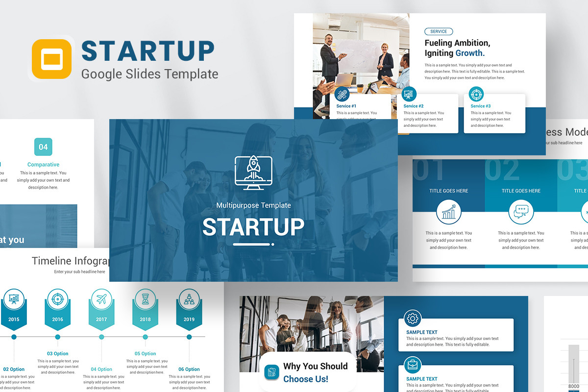 StartUp Google Slides Template | Nulivo Market