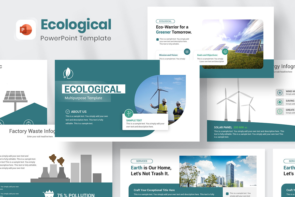 Ecological PowerPoint Template | Nulivo Market