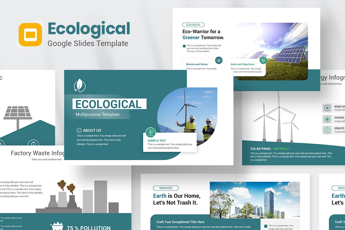 Ecological Google Slides Template | Nulivo Market