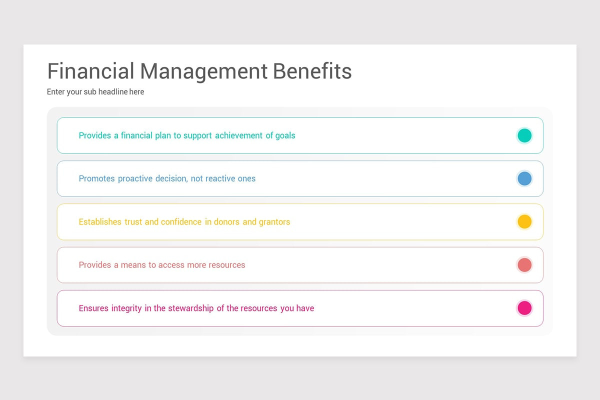 Financial Management PowerPoint Template | Nulivo Market