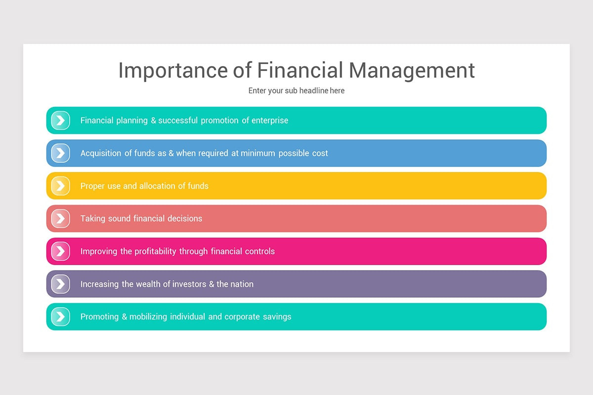 Financial Management Google Slides Template | Nulivo Market