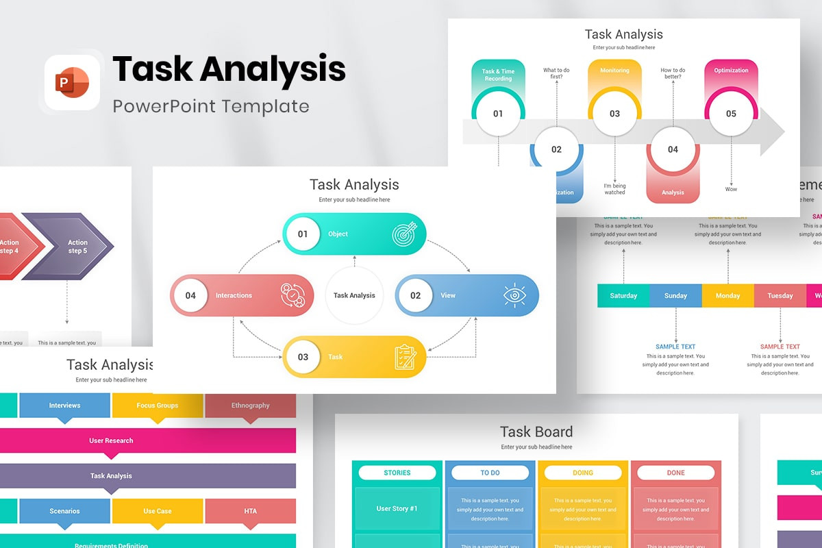 Task Analysis PowerPoint Template | Nulivo Market