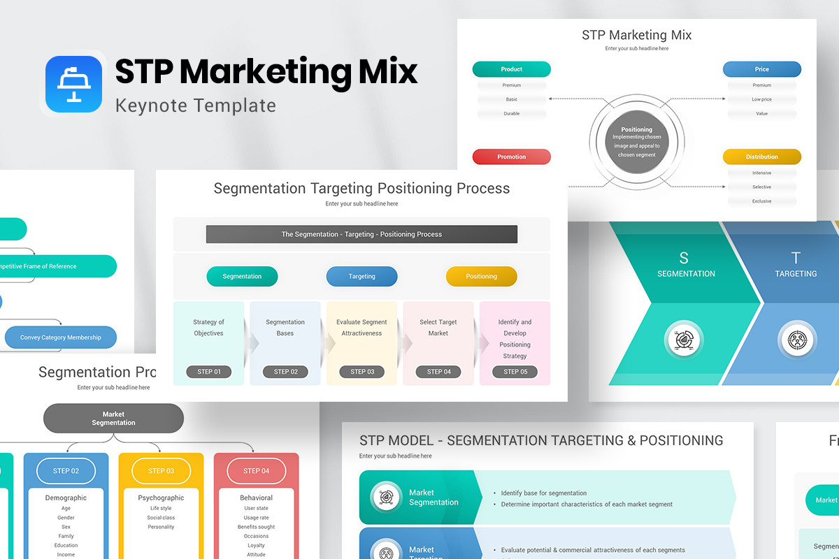 STP Marketing Mix Keynote Template Designs | Nulivo Market