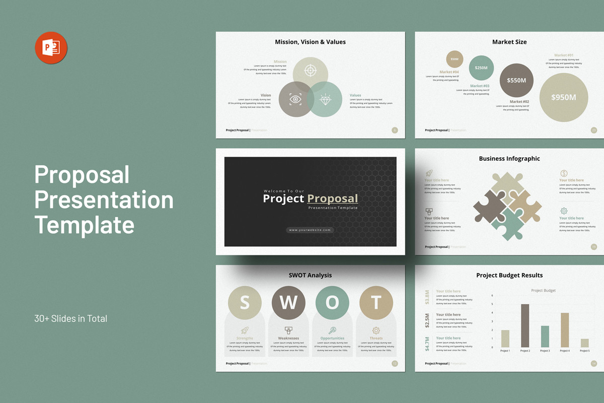 Project Proposal PowerPoint Template | Nulivo Market