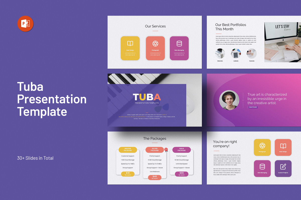 Tuba PowerPoint Presentation Template | Nulivo Market