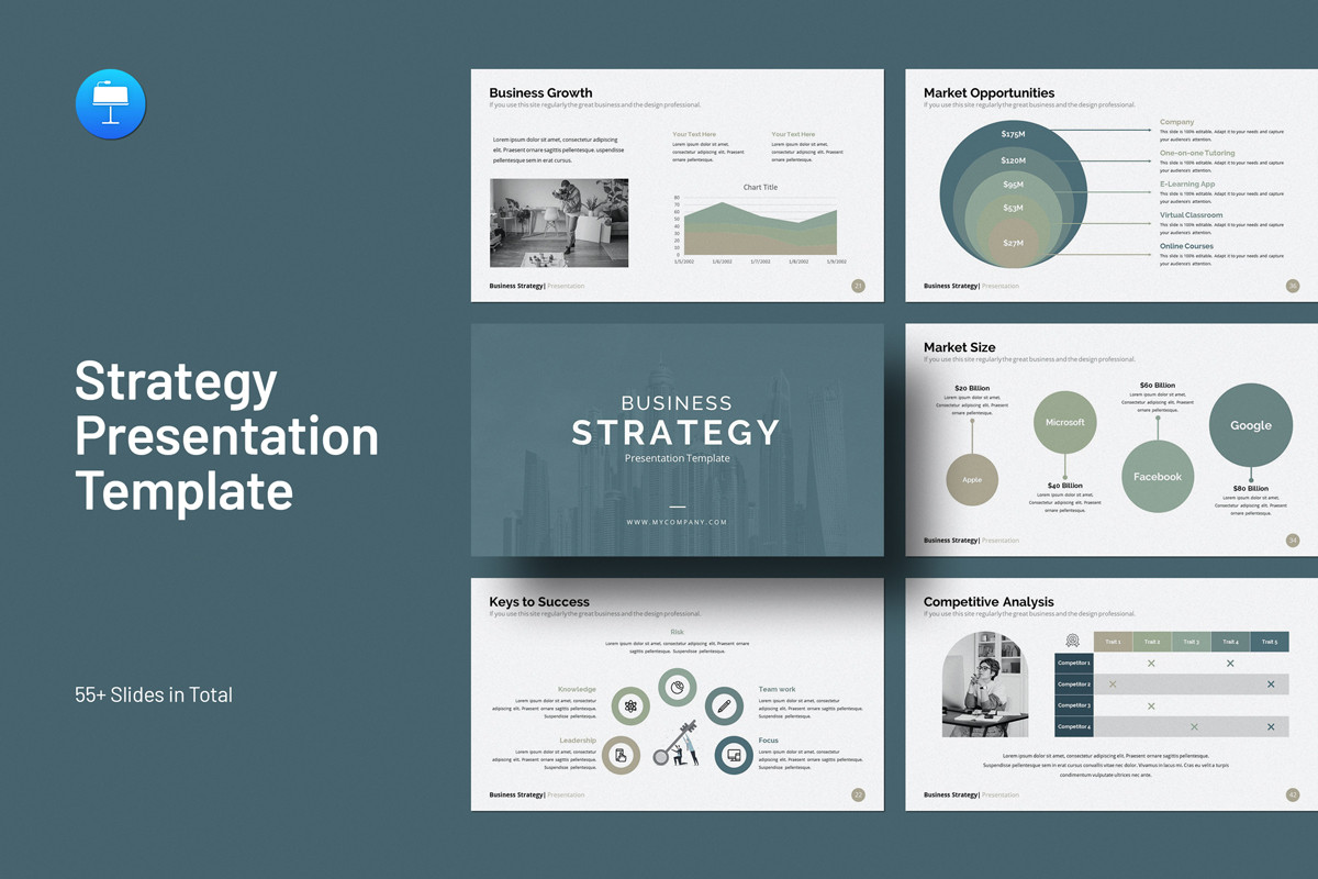 Business Strategy Keynote Template | Nulivo Market