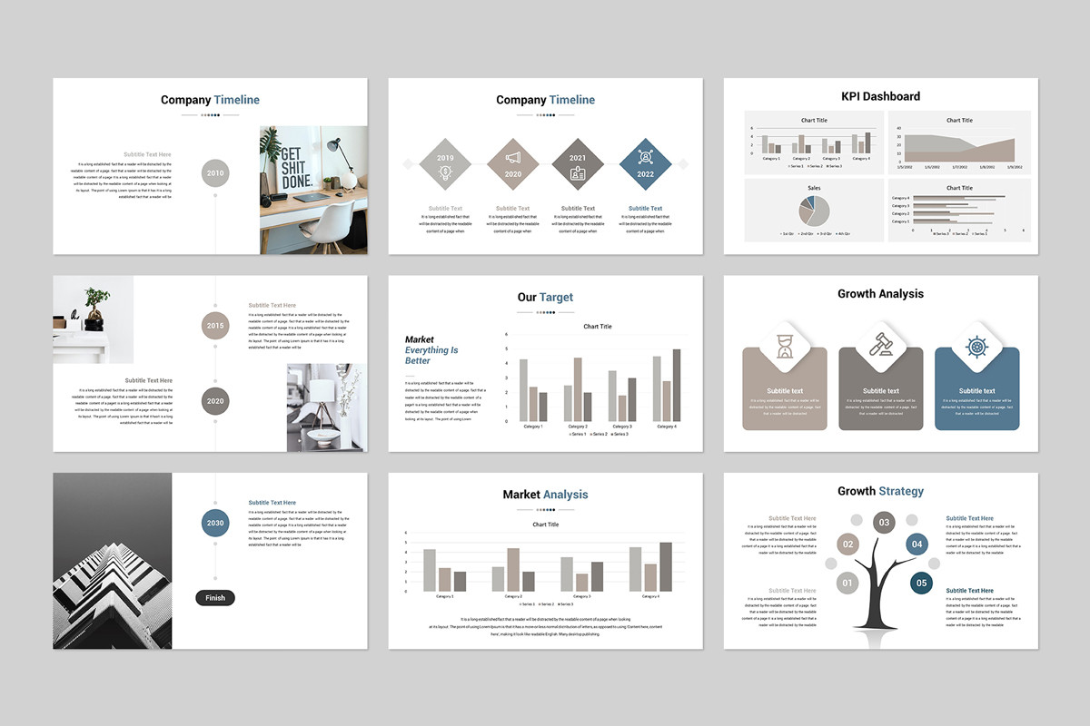 Business Strategy Google Slides Template | Nulivo Market