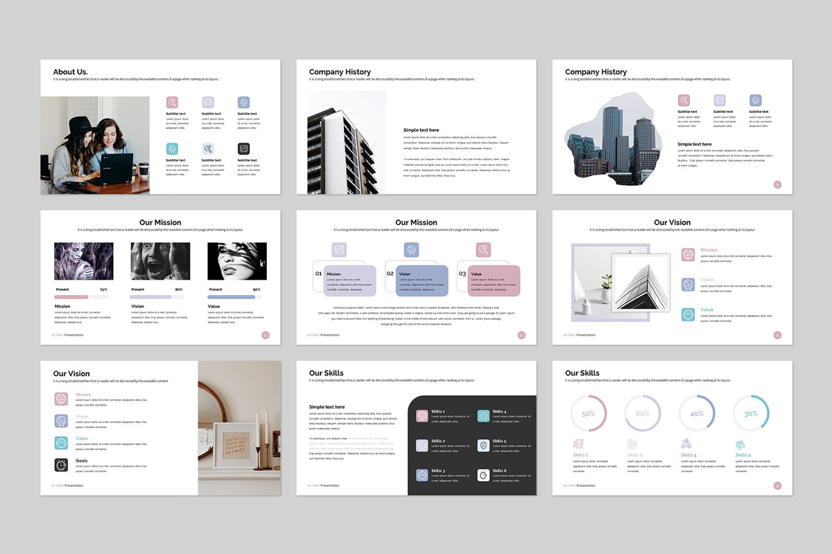 Ultra PowerPoint Presentation Template | Nulivo Market