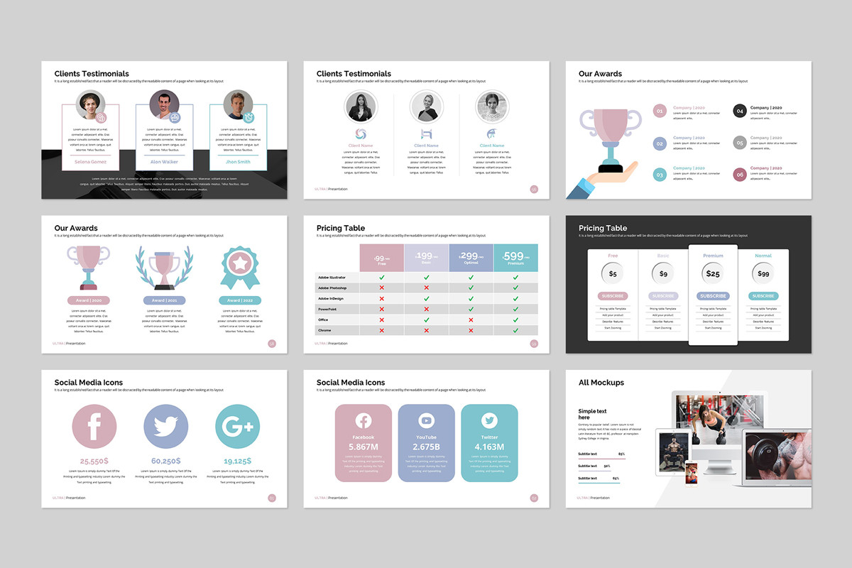 Ultra Keynote Presentation Template | Nulivo Market