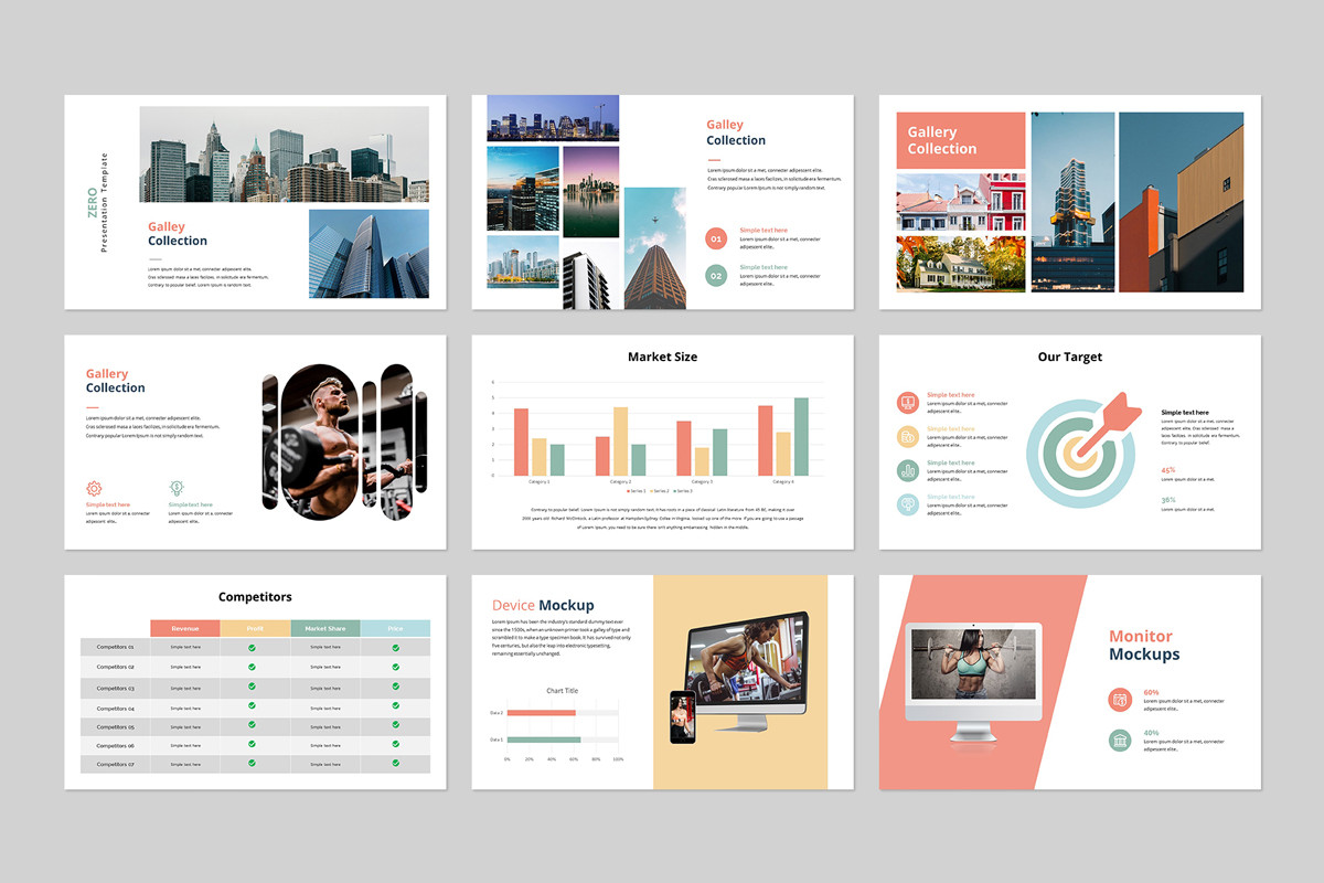 Zero PowerPoint Presentation Template | Nulivo Market