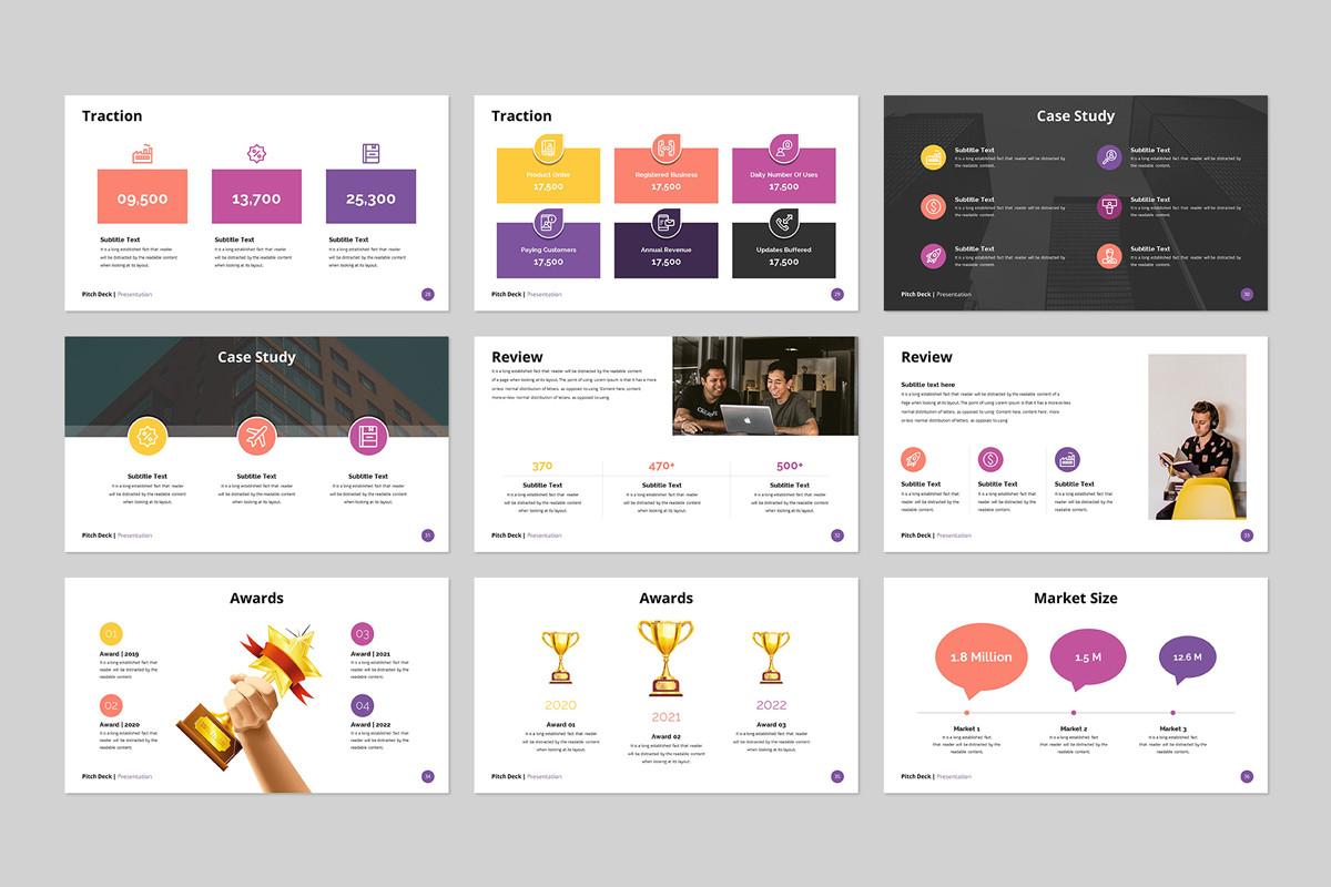Pitch Deck PowerPoint Presentation Template | Nulivo Market