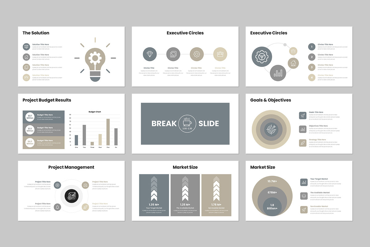Clean PowerPoint Template | Nulivo Market