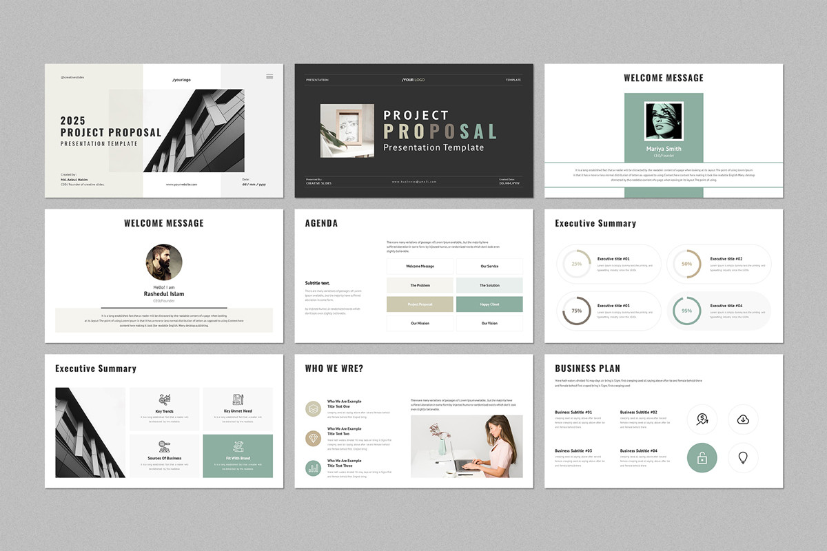 Project Proposal Google Slides Template | Nulivo Market