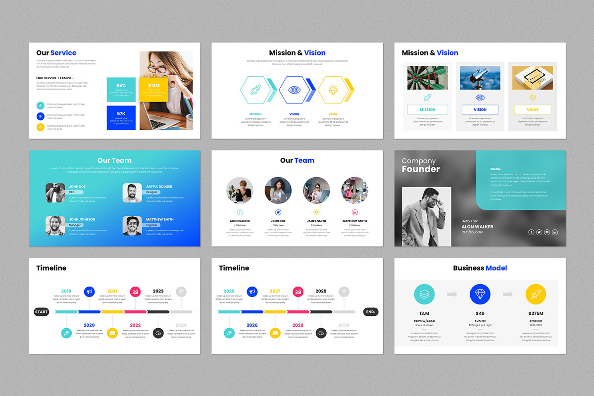 Creative Marketing Agency Google Slides Template | Nulivo Market