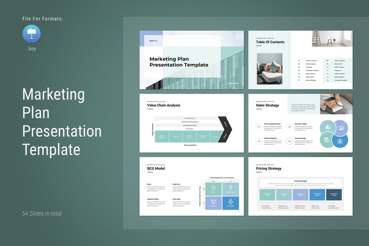 Marketing Plan Keynote Template | Nulivo Market