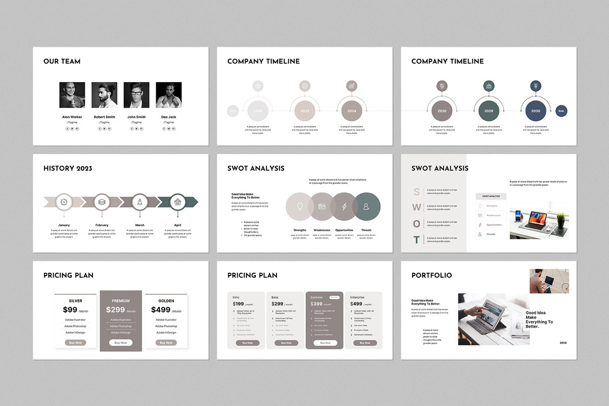 Future Plan PowerPoint Template | Nulivo Market