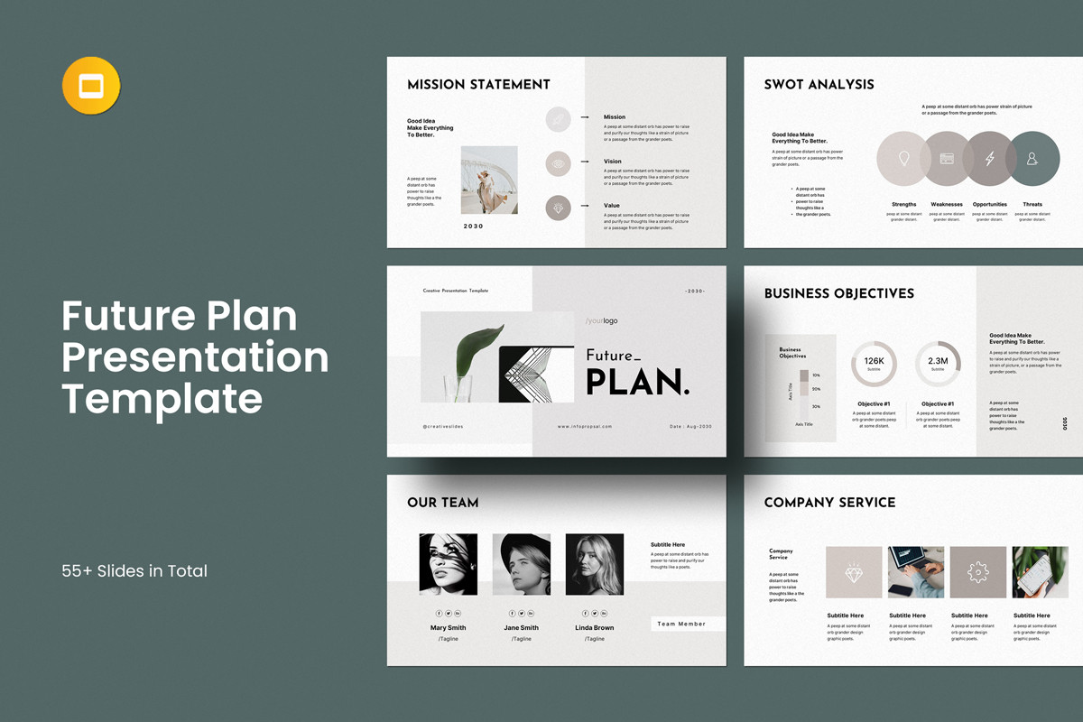Future Plan Google Slides Template | Nulivo Market