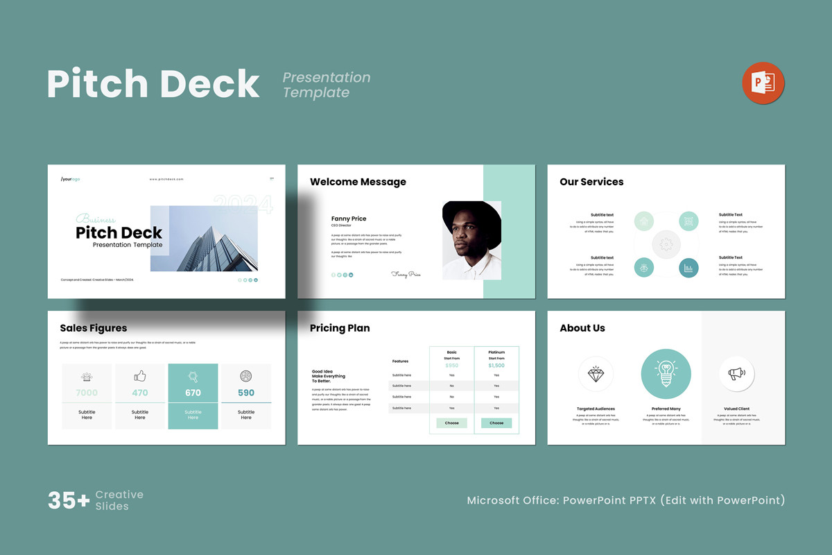 Pitch Deck PowerPoint Template Nulivo Market Pitch Deck PowerPoint Template Nulivo Market