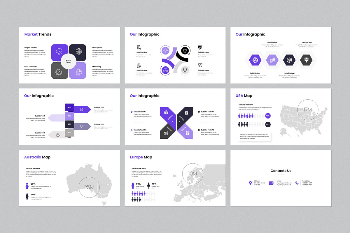 Business Deck PowerPoint Template | Nulivo Market