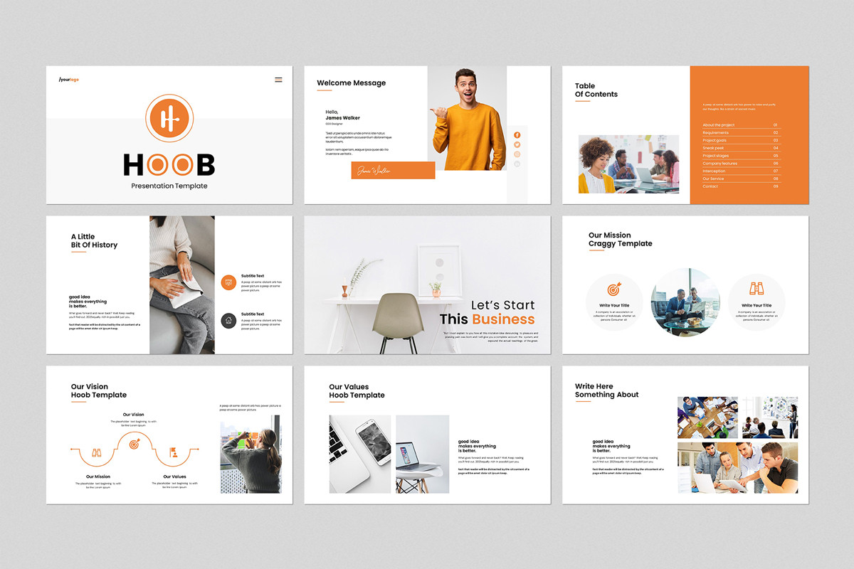 Hoob PowerPoint Template | Nulivo Market