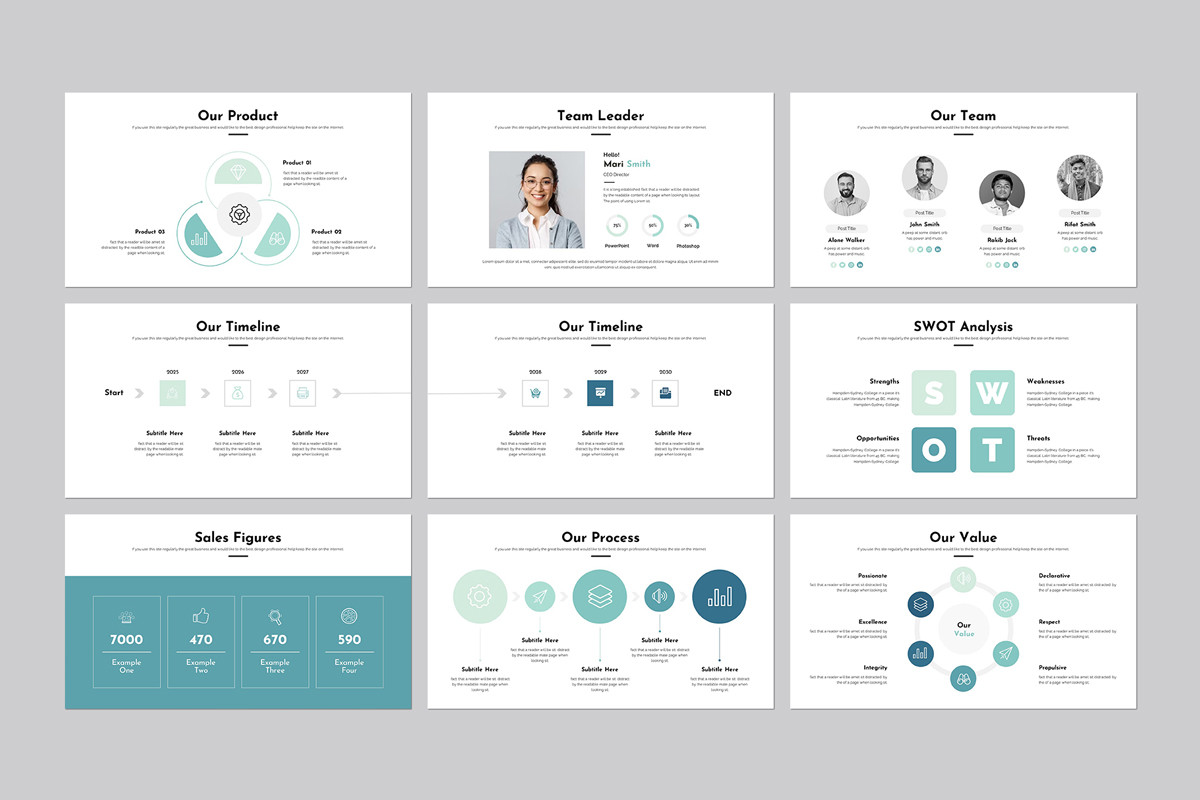 Digital Keynote Template | Nulivo Market