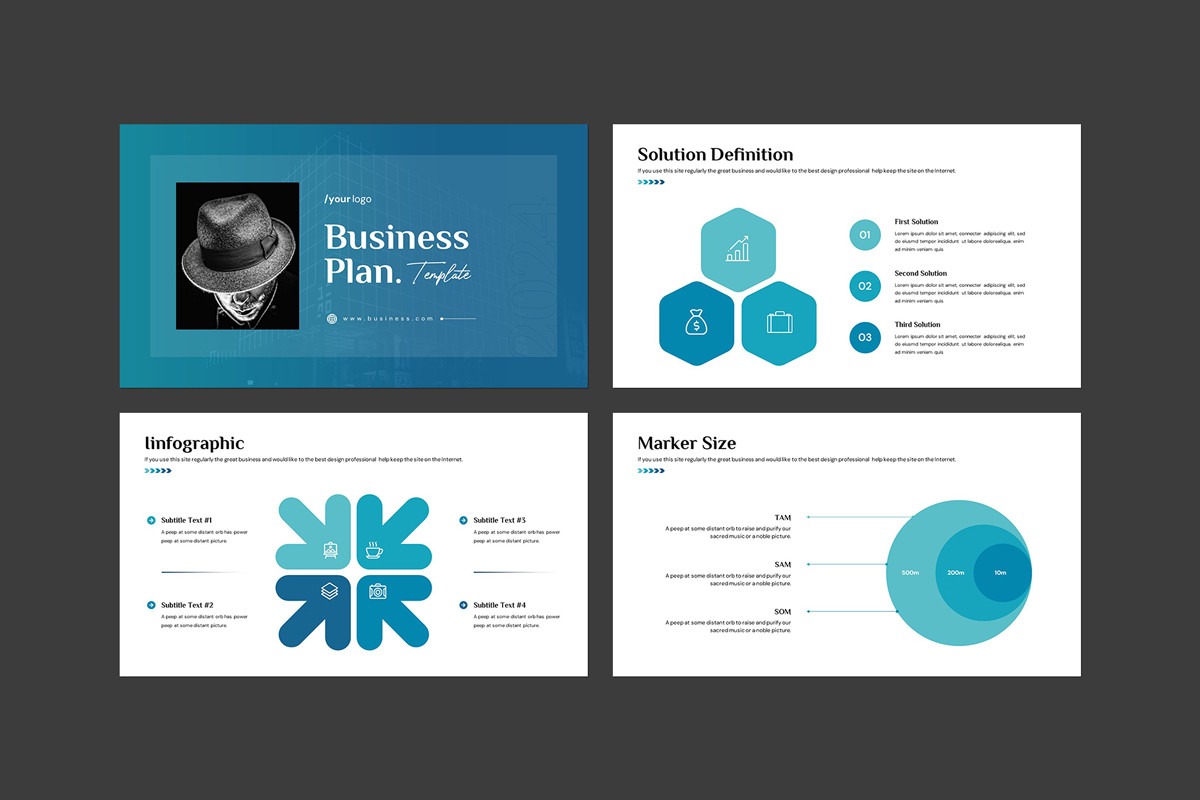 Business Plan Keynote Template | Nulivo Market