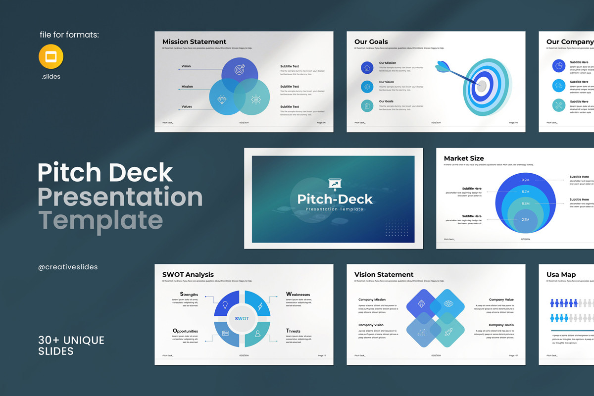 Pitch Deck Google Slides Template | Nulivo Market