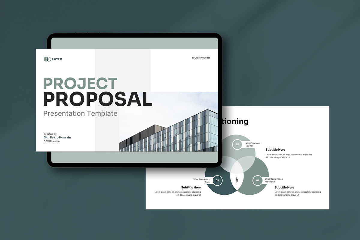 Project Proposal Google Slides Template | Nulivo Market