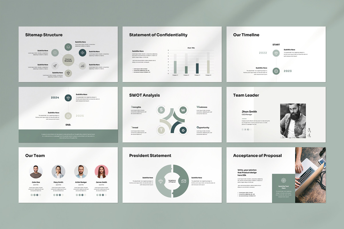 Project Proposal Google Slides Template | Nulivo Market