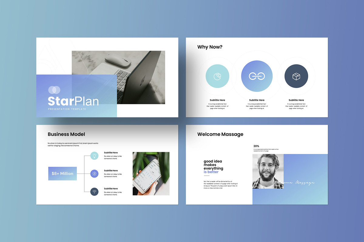 Business Star Plan Keynote Template | Nulivo Market