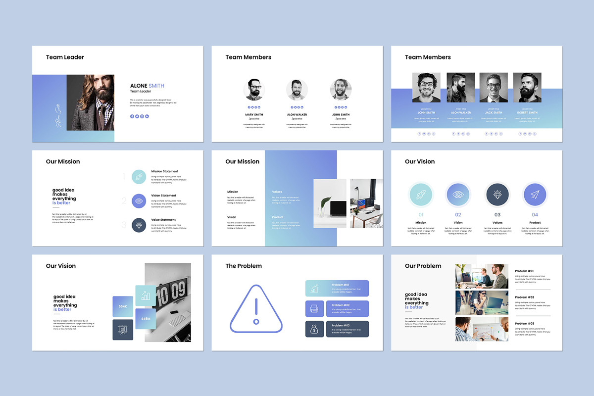 Business Star Plan Keynote Template | Nulivo Market