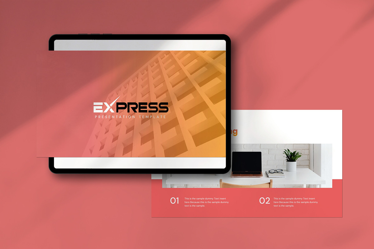 Express PowerPoint Presentation Template | Nulivo Market