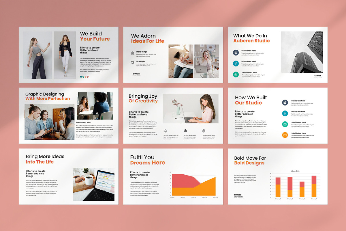 Express PowerPoint Presentation Template | Nulivo Market