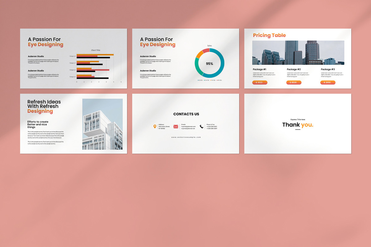 Express PowerPoint Presentation Template | Nulivo Market