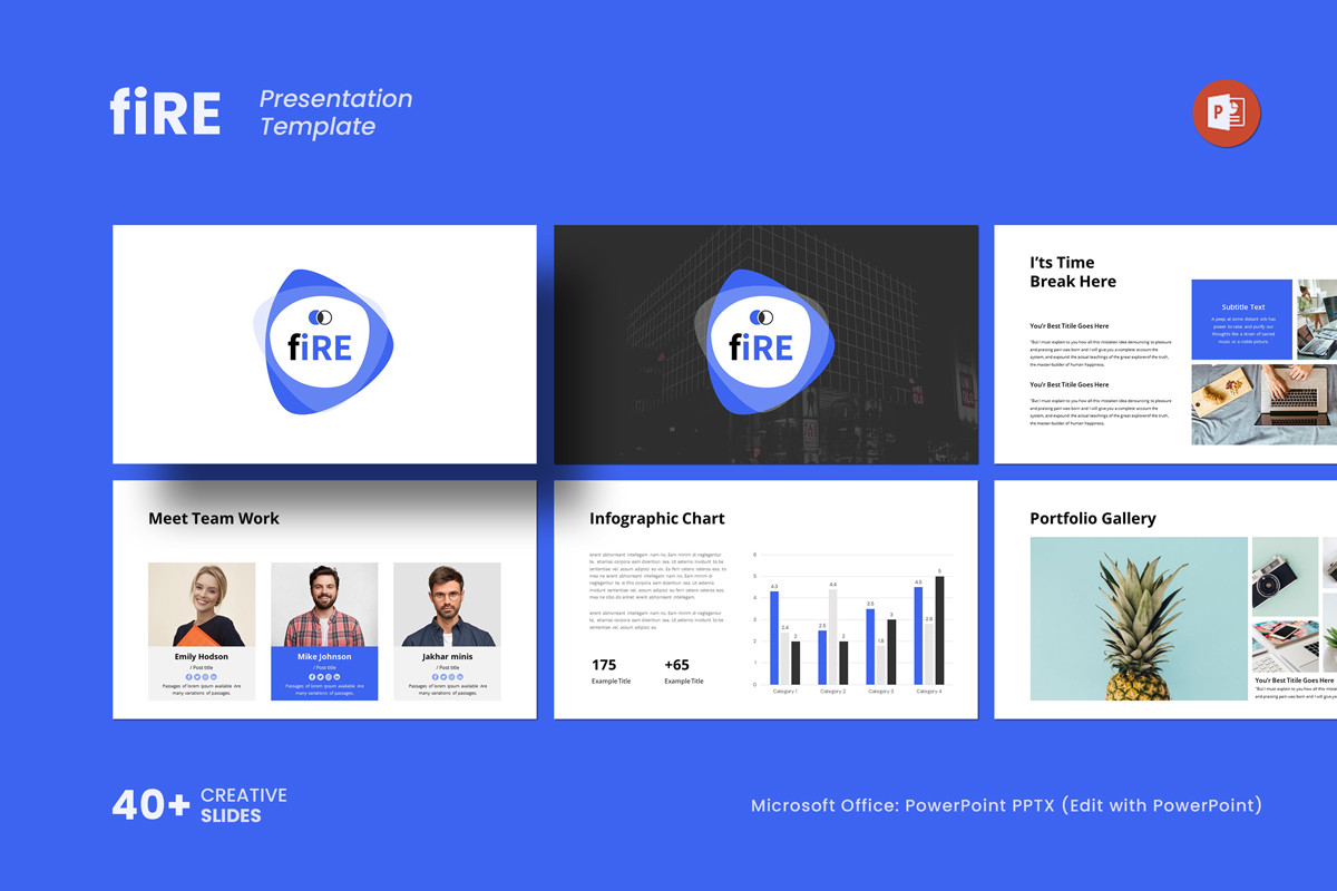 Fire PowerPoint Presentation Template | Nulivo Market