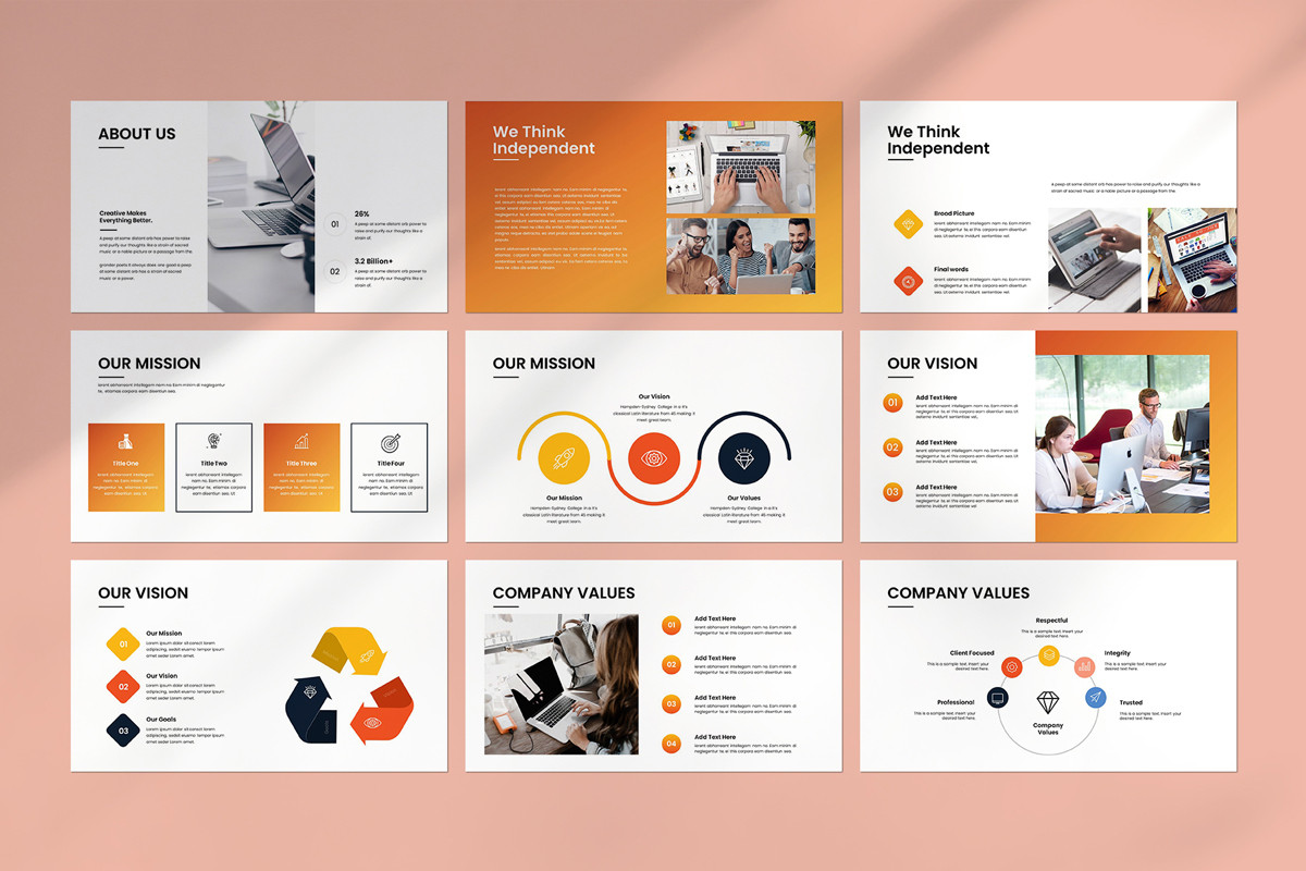Look Google Slides Presentation Template | Nulivo Market