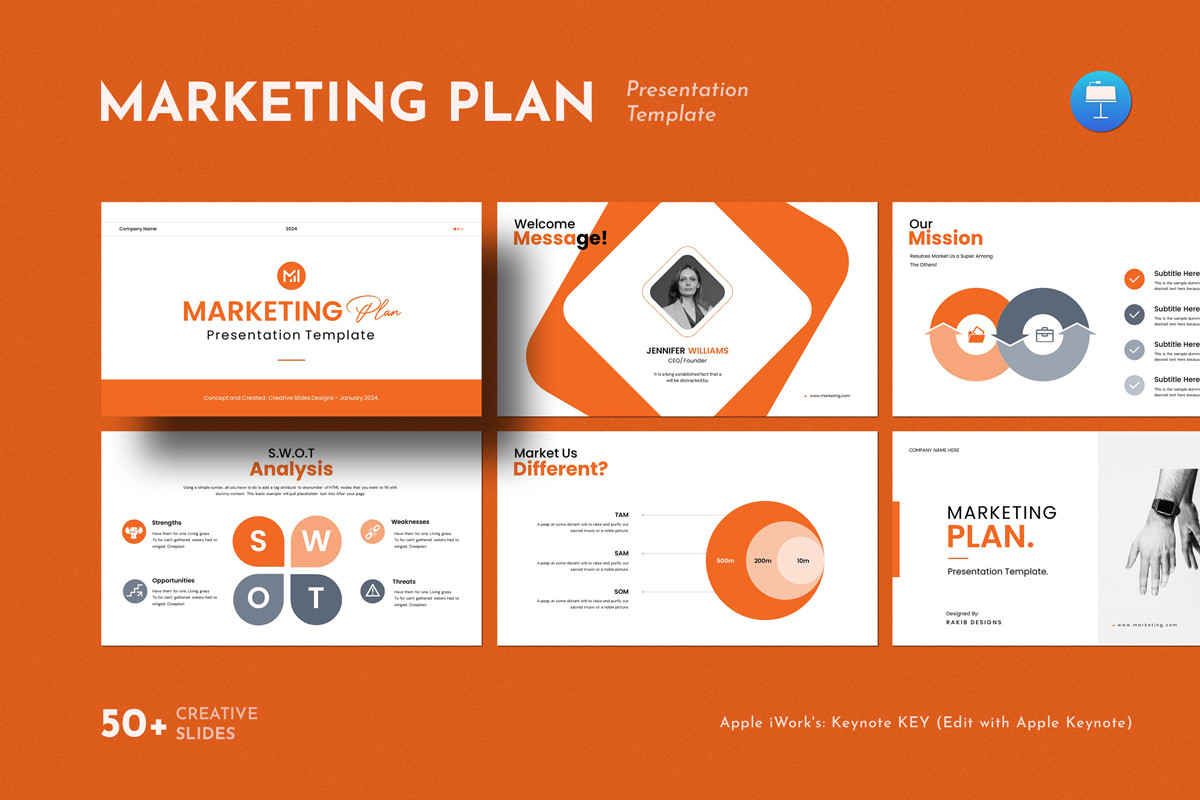 Marketing Plan Keynote Template | Nulivo Market