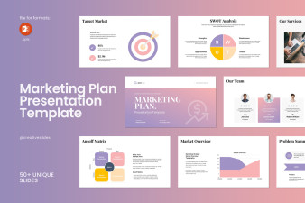 Marketing Plan PowerPoint Template | Nulivo Market