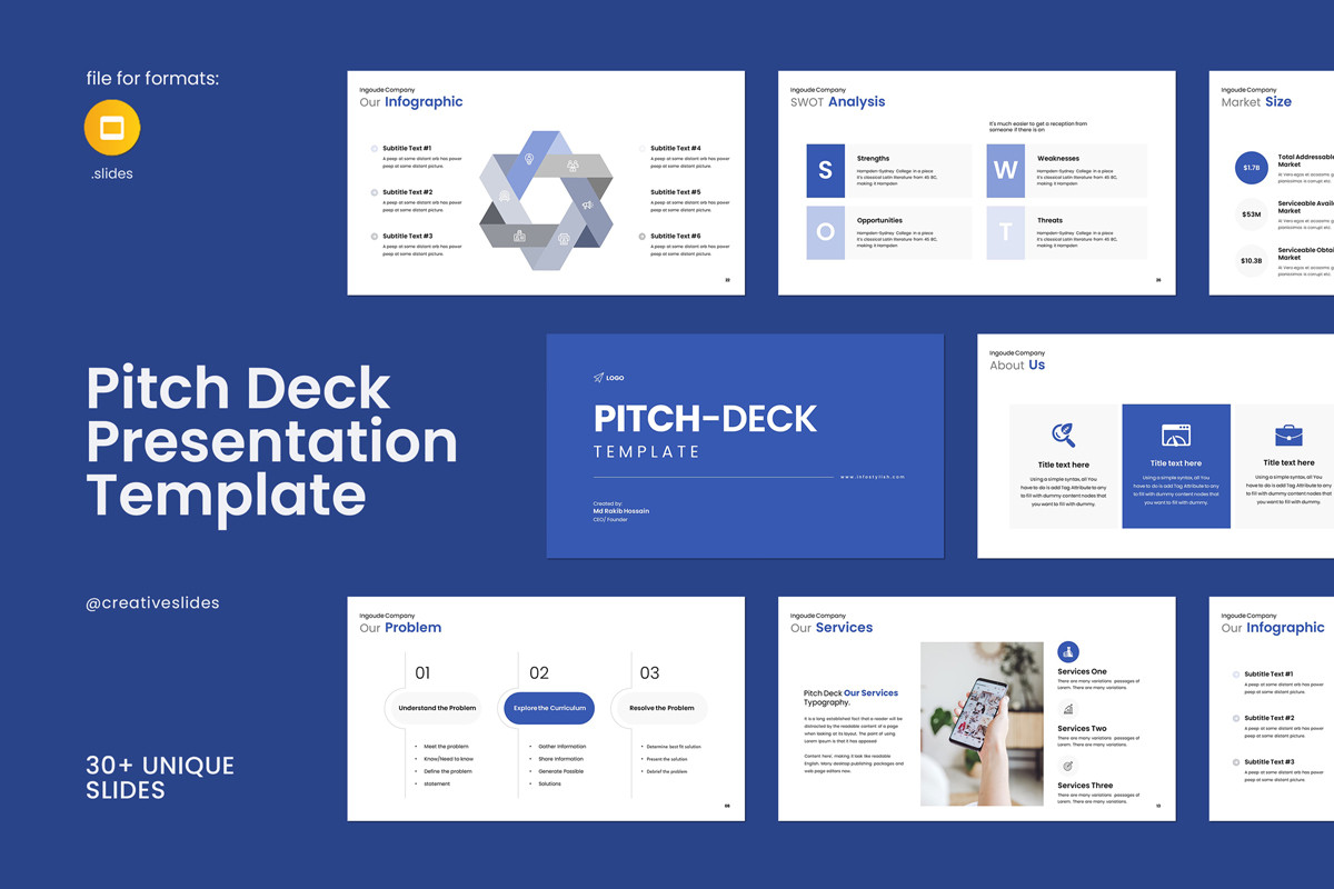 Pitch Deck Google Slides Template | Nulivo Market