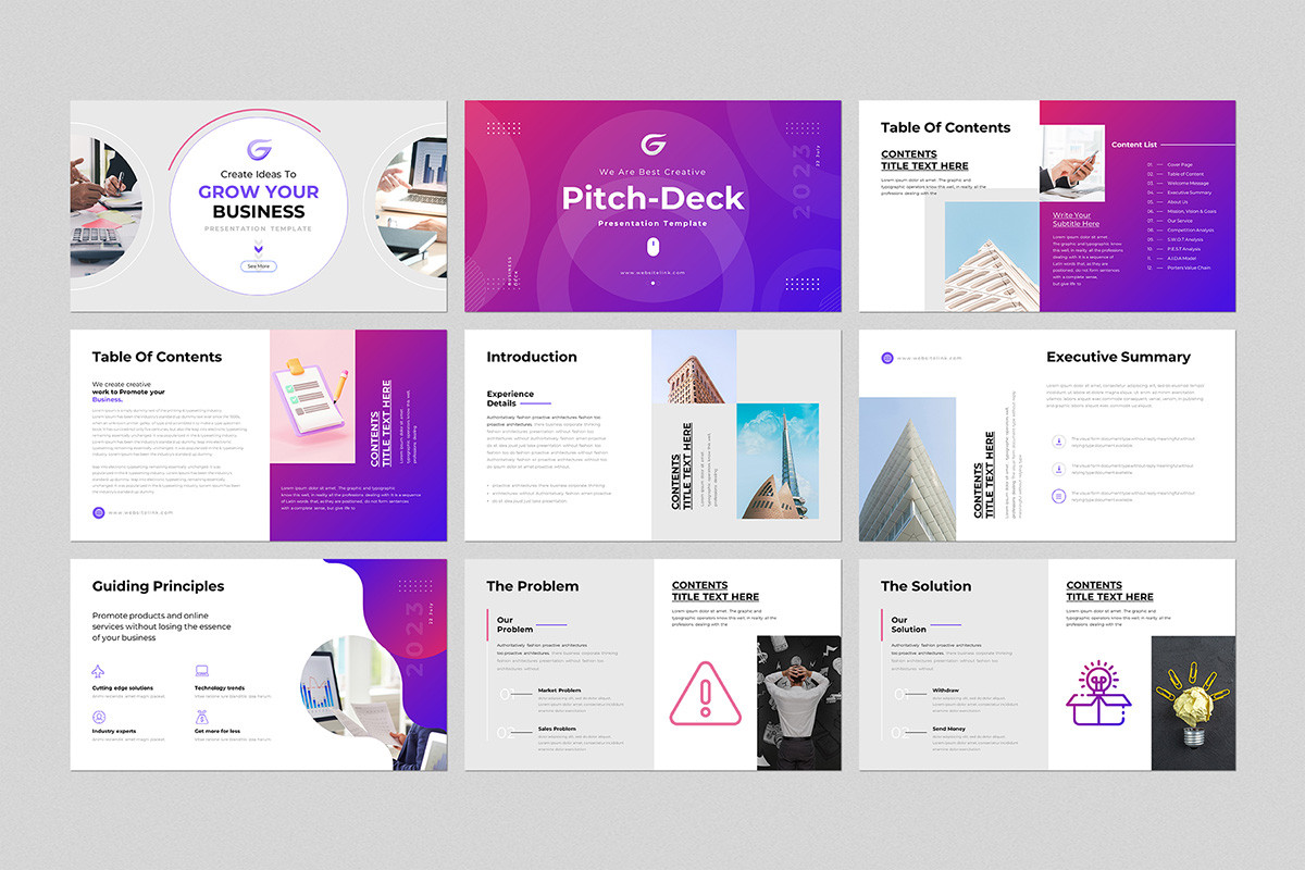 Pitch Deck Google Slides Template | Nulivo Market