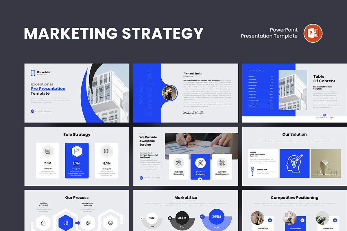Marketing Strategy PowerPoint Template | Nulivo Market