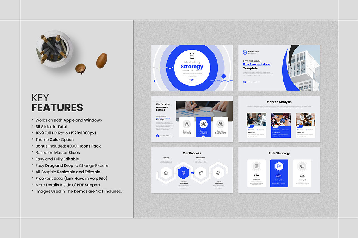 Marketing Strategy PowerPoint Template | Nulivo Market