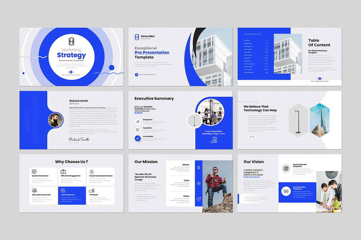 Marketing Strategy Google Slides Template | Nulivo Market
